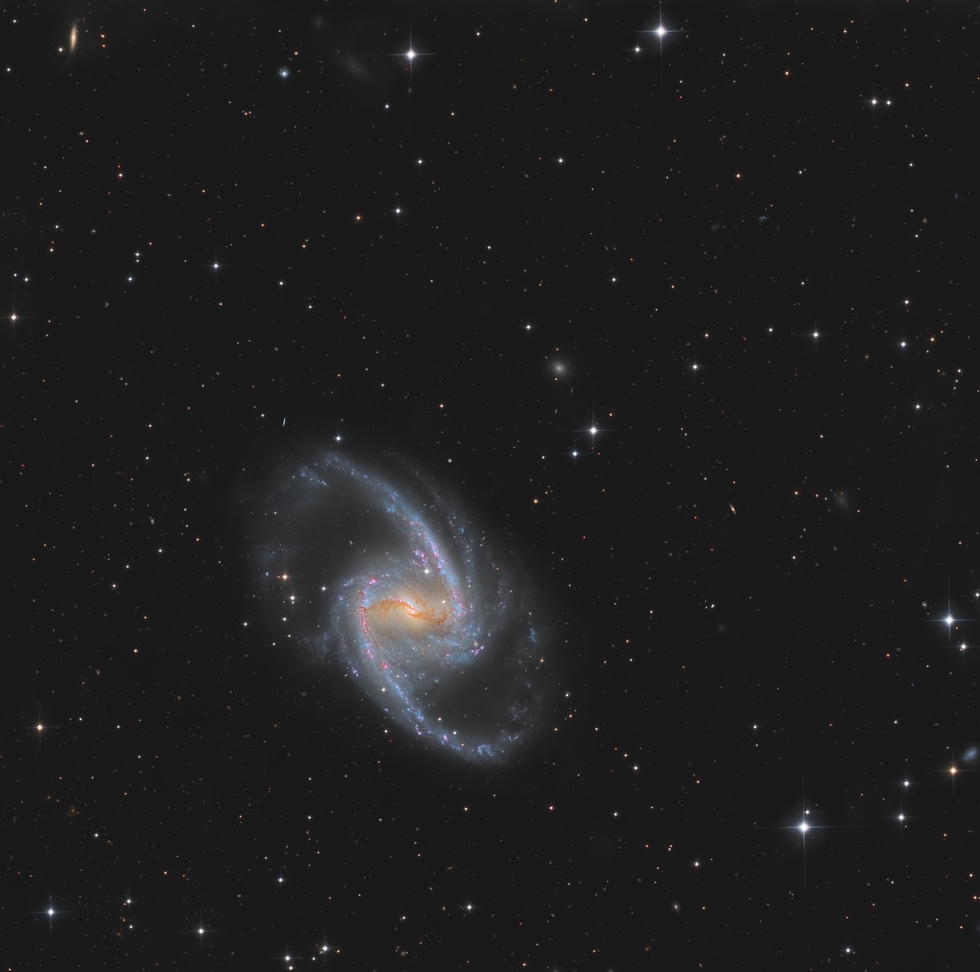 NGC 1365- The Great Barred Spiral Galaxy | Telescope Live